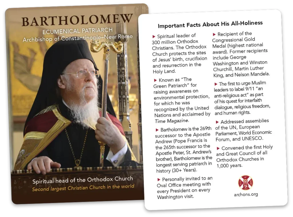 Archon Educational Cards - Archons of the Ecumenical Patriarchate